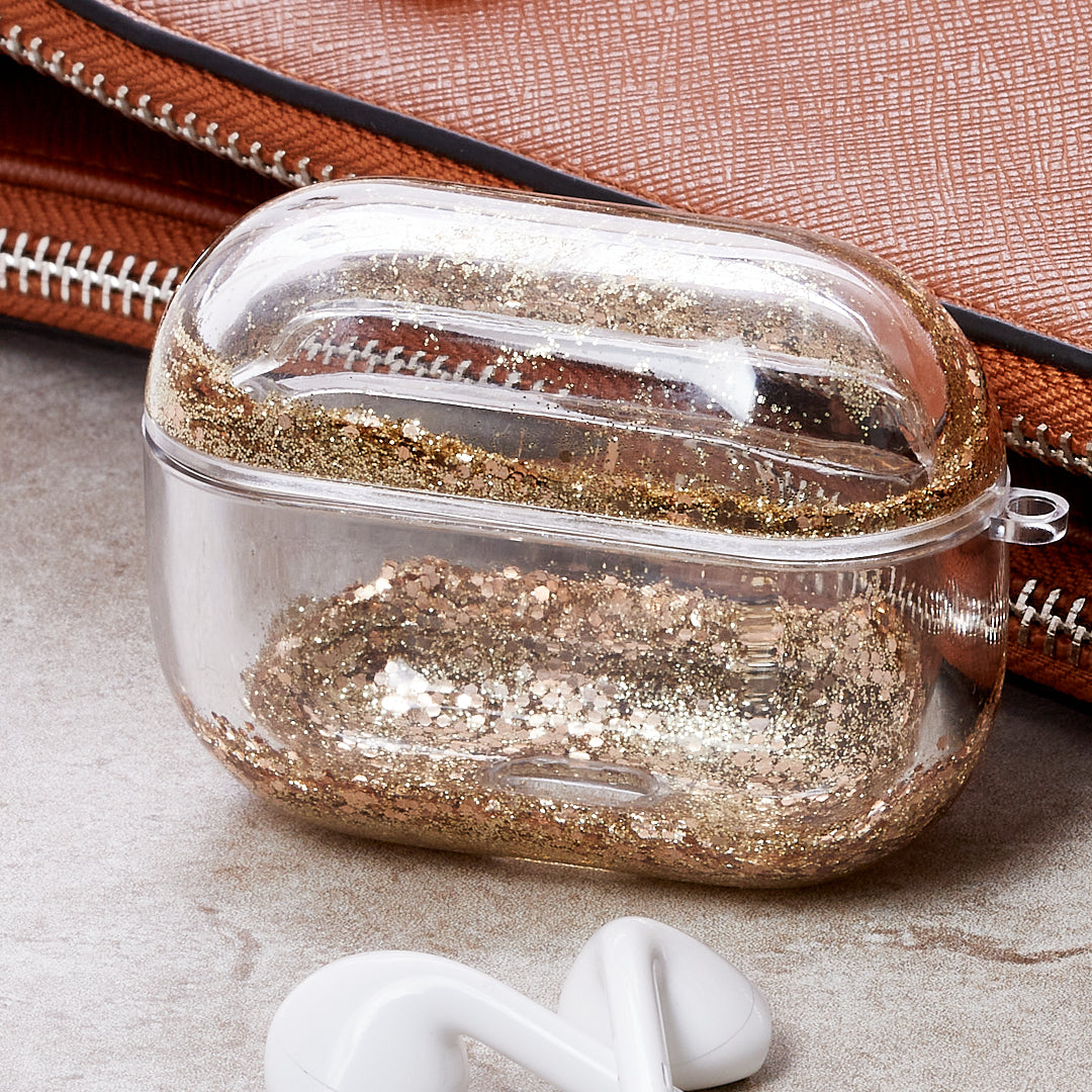 Gold Glitter Airpod Pro Case – QRTZ